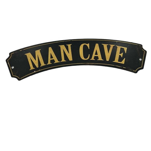 Ragon House | Accents | Ragon House Man Cave Distressed Metal Sign ...